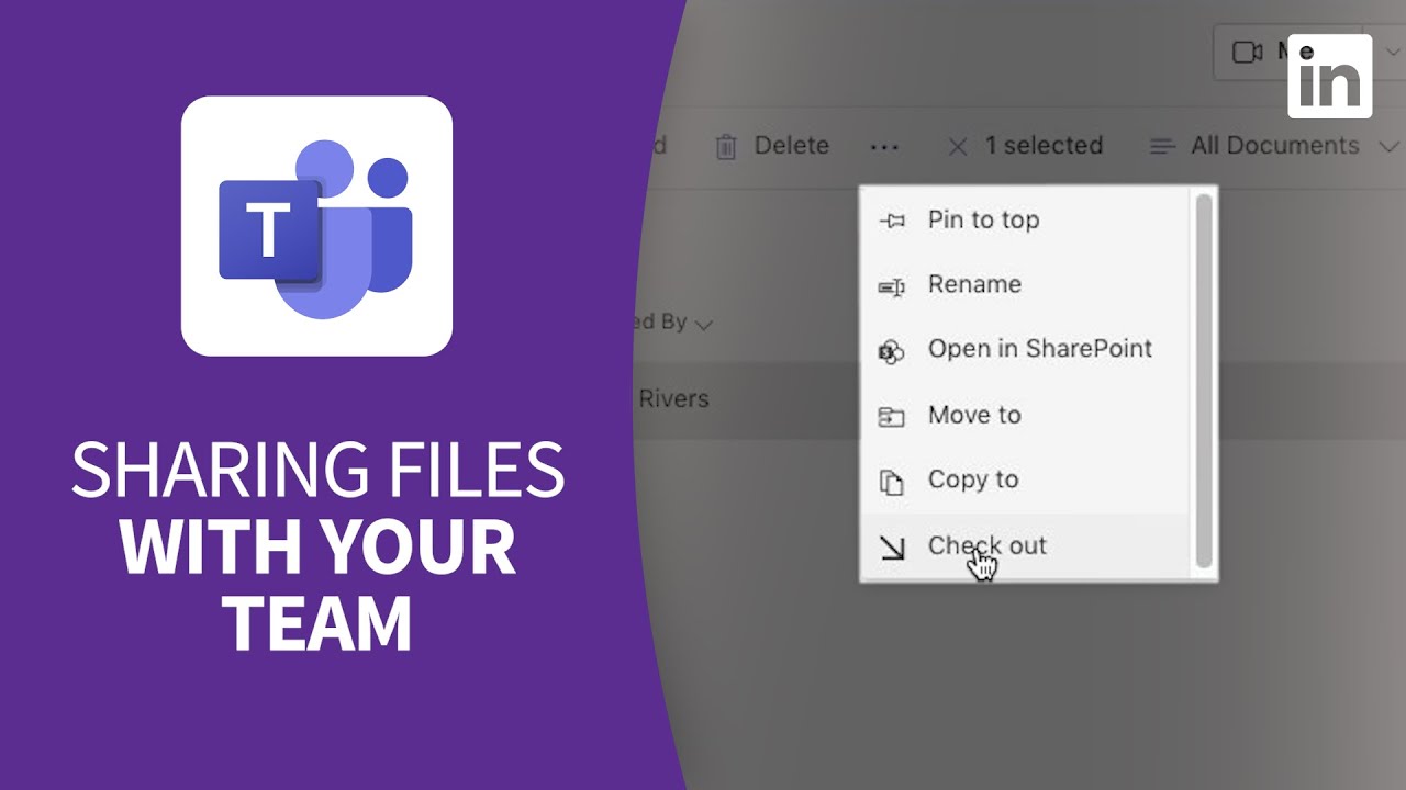 Microsoft 365 Tutorial - Sharing files with your team