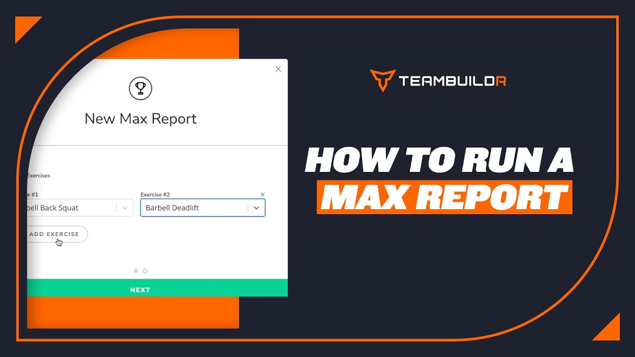How to Run a Max Report