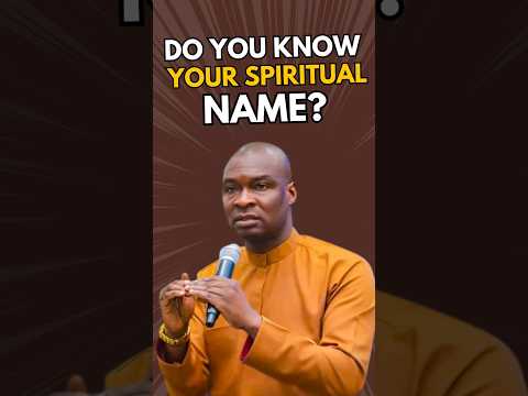 DO YOU KNOW YOUR SPIRITUAL NAME? #apostlejoshuaselman