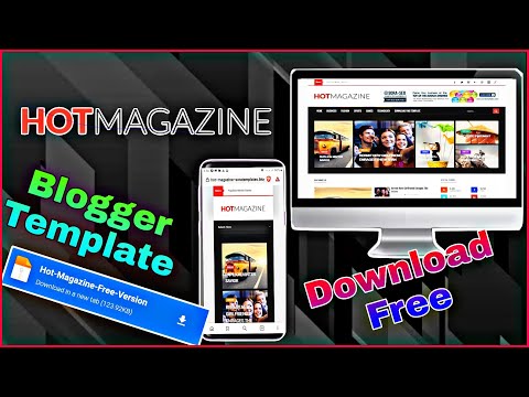Hot Magazine Blogger Template Download Free / Best Gaming & Magazine Blogger Template /