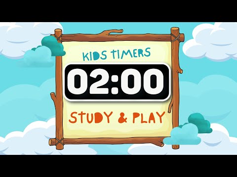 ๐ถ 2 Minute Kids Music Timer with Alarm: Perfect for Preschoolers! ๐ Fun and Focused Learning Time! ๐