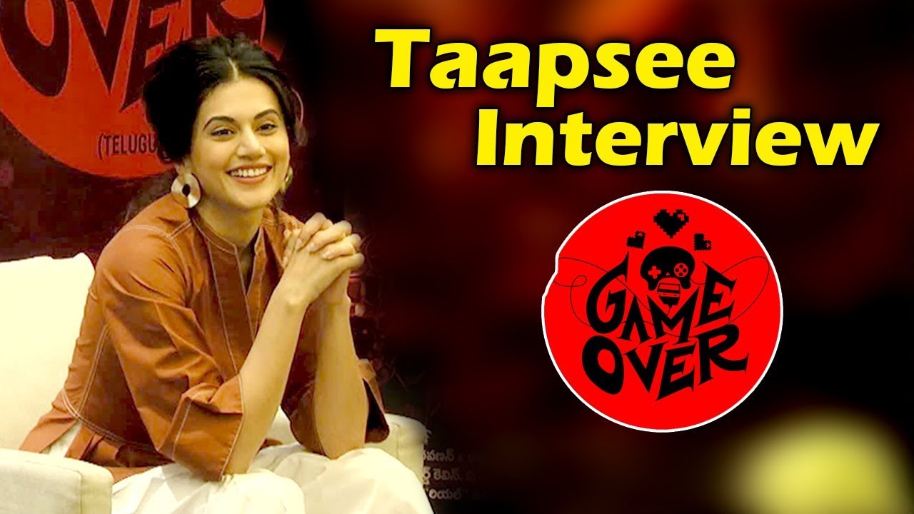 Taapsee Pannu Talks About 'GAME OVER' Telugu Thriller Movie | Taapsee Interview | Shreyas Media