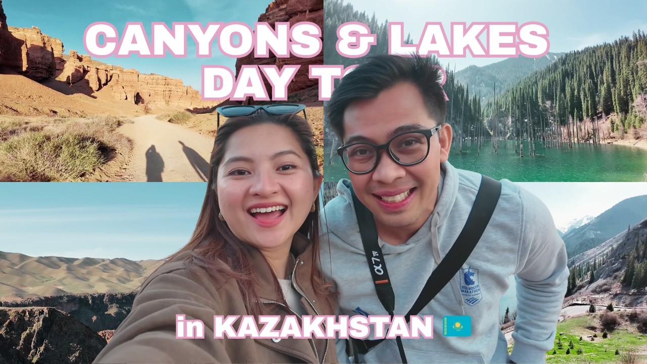Our Favorite Day in Kazakhstan 🇰🇿 (Canyons + Lake Adventure!) | Joyce Yabut - Bartolome