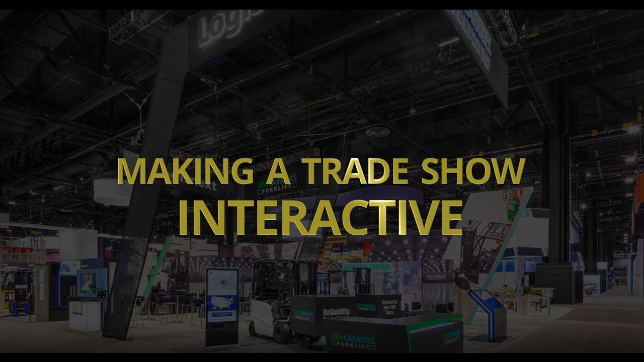 Trade Show Booth, Interactive Touchscreen Experiences - UniCarriers Forklifts