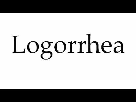 How to Pronounce Logorrhea
