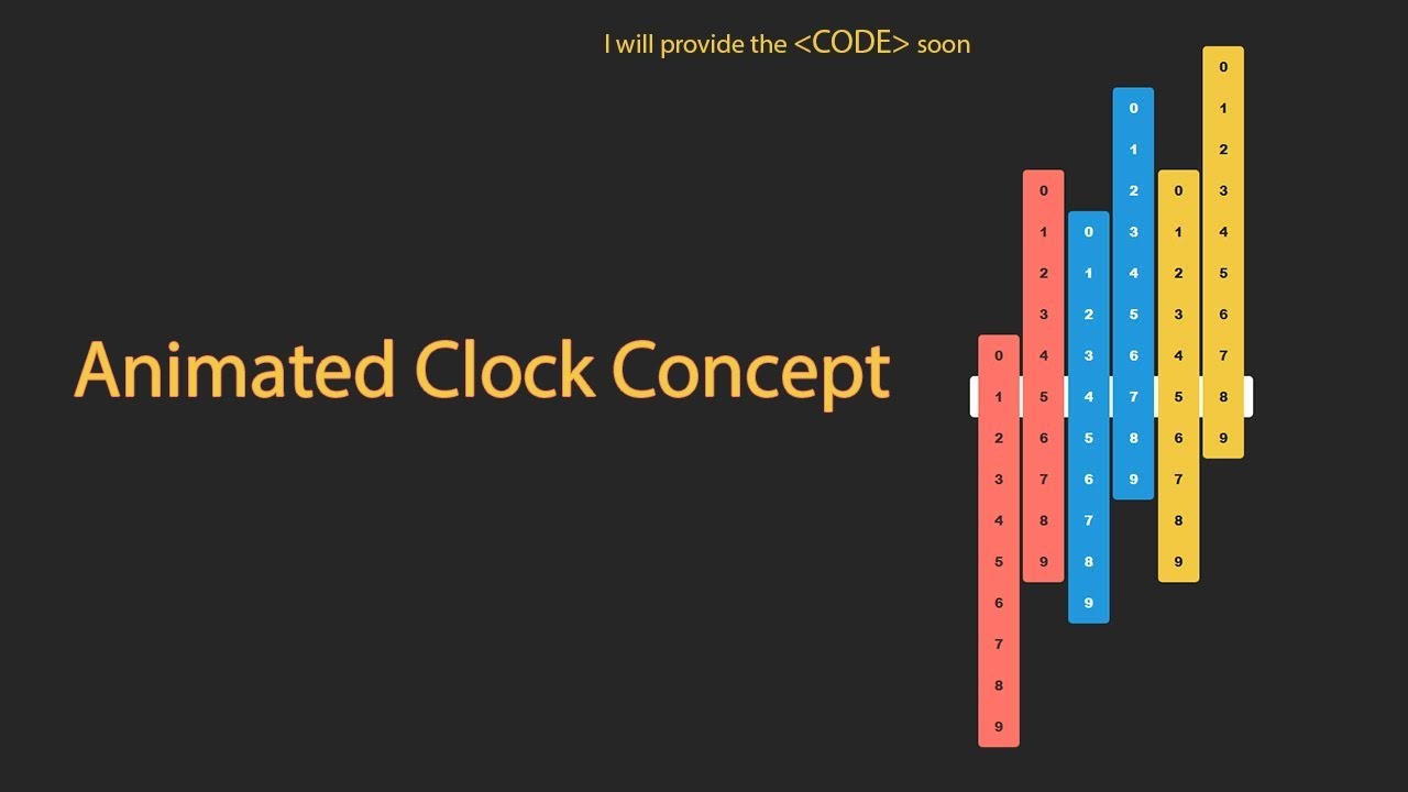 Animated Clock using HTML, CSS and JavaScript