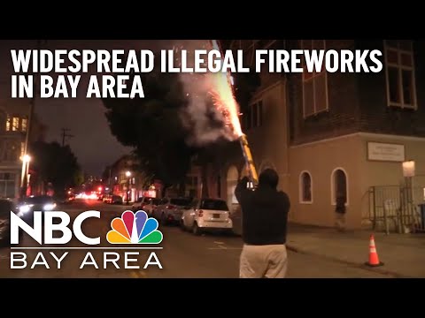 Tens of thousands watch legal and illegal fireworks across Bay Area