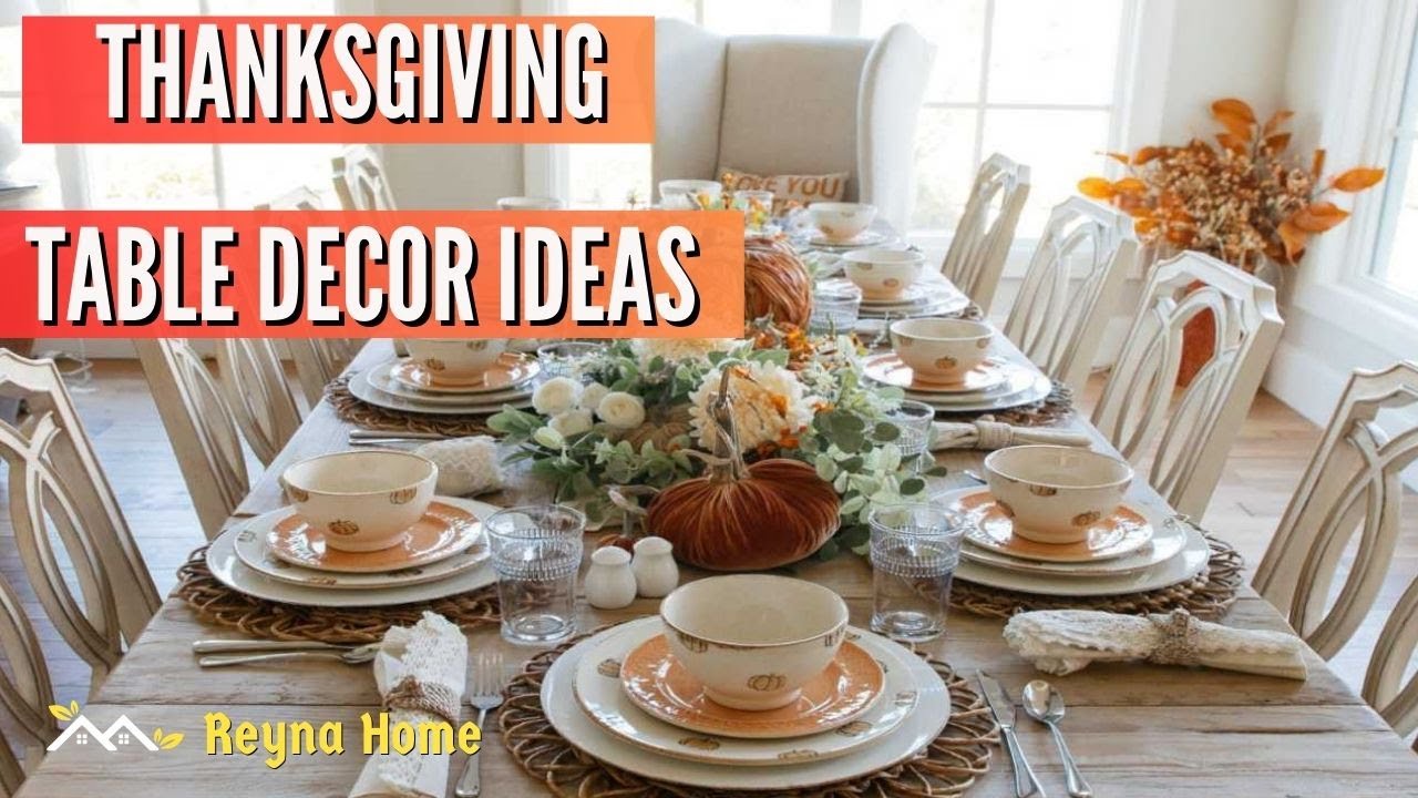 Thanksgiving Table Decor Ideas Simple Fall Table Decorations
