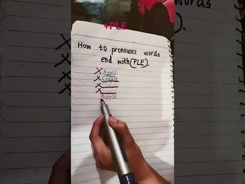 How to pronounce words end with "PLE " #shorts#viral # funny 🤣#zoe world 67 🌎# funny shorts