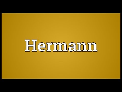 Hermann Meaning