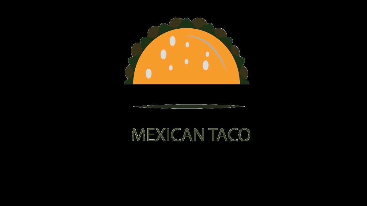 Mexican Taco Logo Design with ilustrator