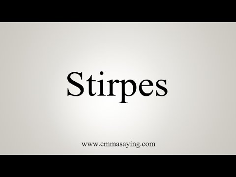 How To Say Stirpes