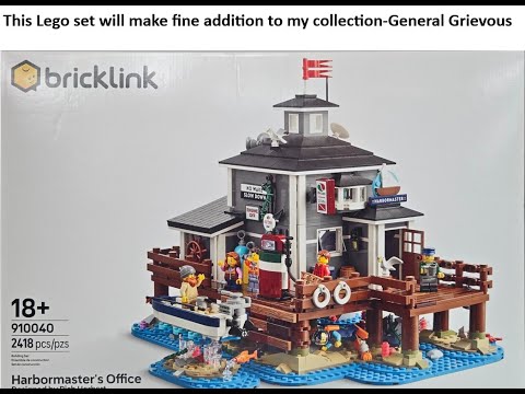 Unboxing & Building Lego 910040 Harbormaster's Office-Part 3