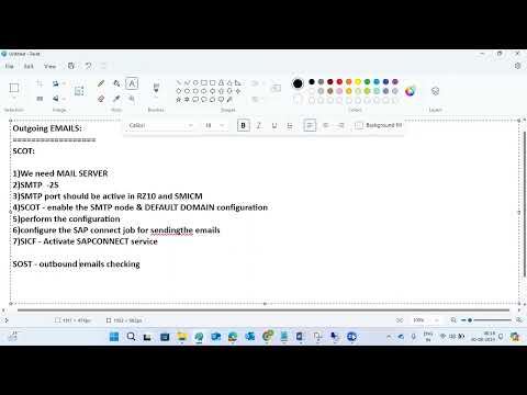 @sapbasishana SAP Configuring Email SCOT