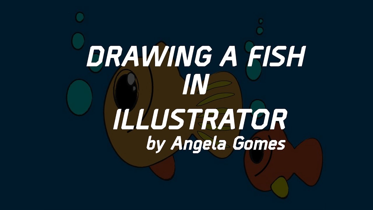 [TUTORIAL] Drawing A Fish In Illustrator - Timelapse