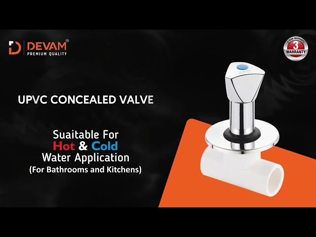 UPVC Concealed Valve - 3/4'' Devam UPVC Concealed Valve Trader ...