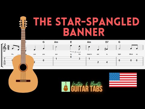 National Anthem of USA- The Star-Spangled Banner GUITAR TAB