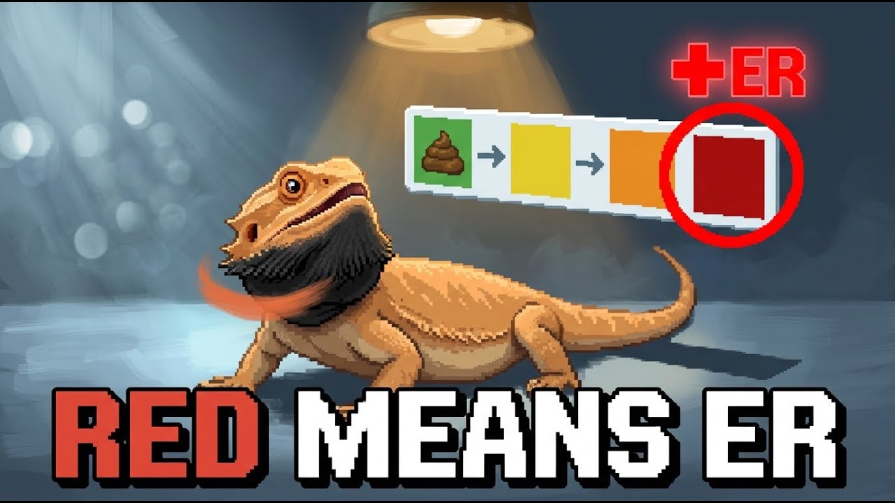 The Poop Color Chart That Stops Emergency Vet Calls for Bearded Dragons