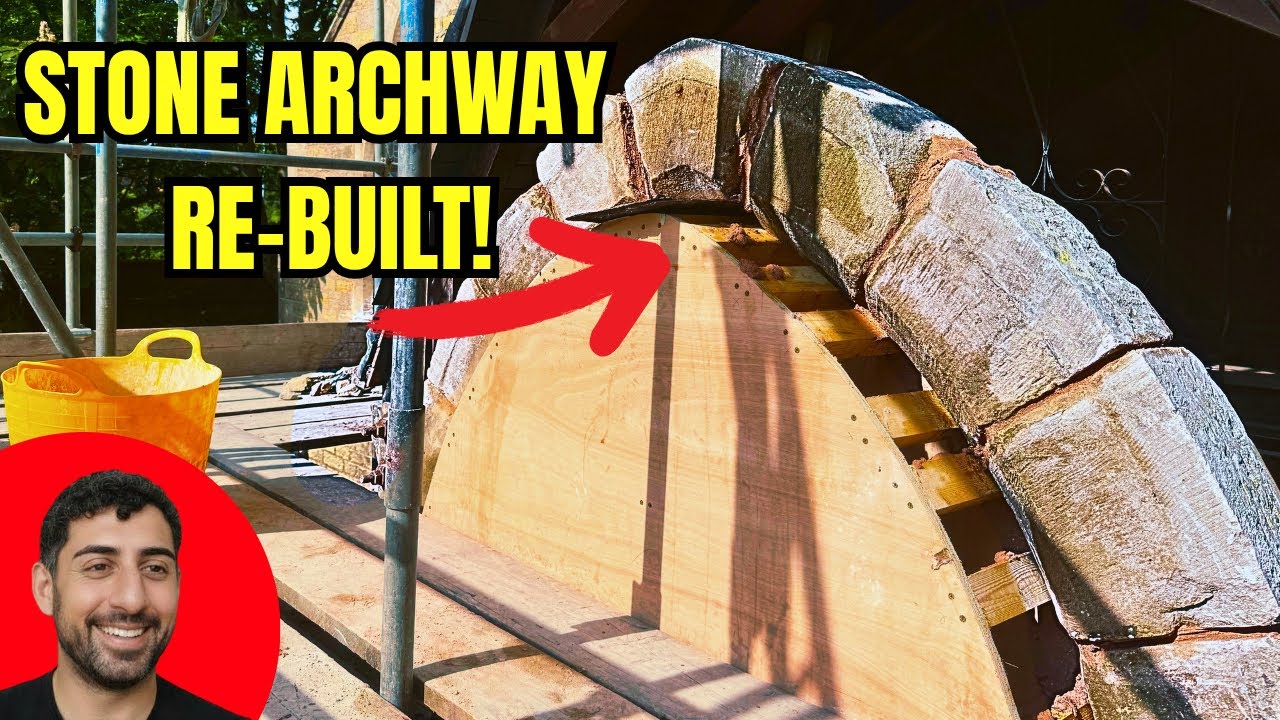 Re-Building A 300 Year Old Stone Archway After It Collapsed 