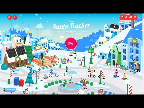 Google Santa Tracker gameplay(Google Christmas Games)