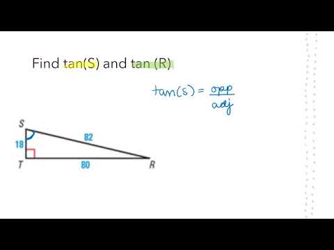 Introduction to Tangent Ratio