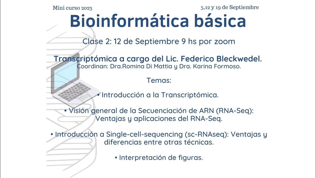 Clase 2 - Bioinformática básica: Transcriptómica