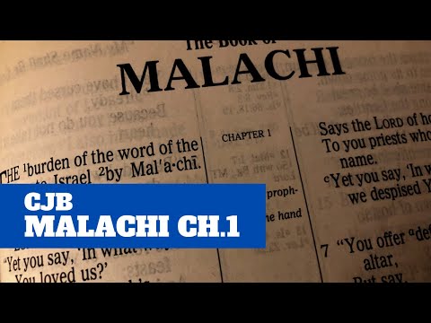 Malachi Ch.1 [Audio Complete Jewish Bible]
