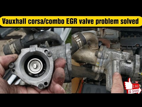 Vauxhall EGR valve astra/corsa/combo problem solved 👌