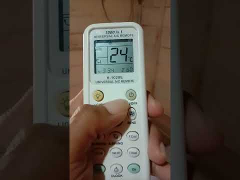 Cara setting Remot multi Untuk AC