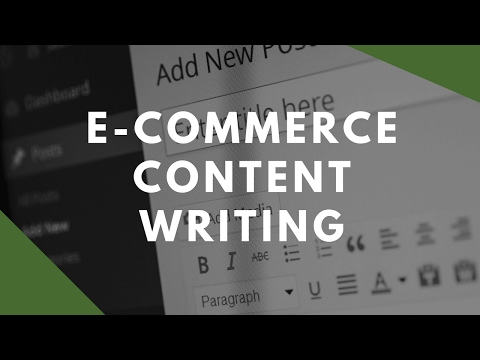 Content Writing for E-Commerce Sites (module 7)