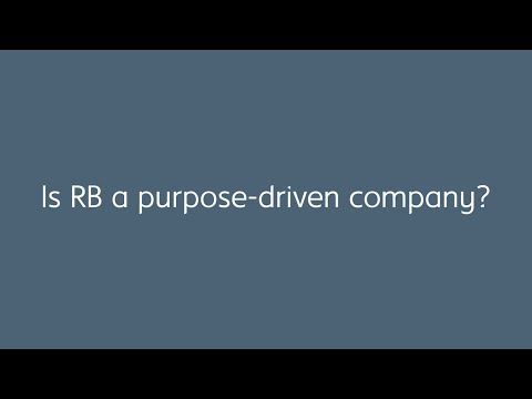 Is RB a purpose-driven company?