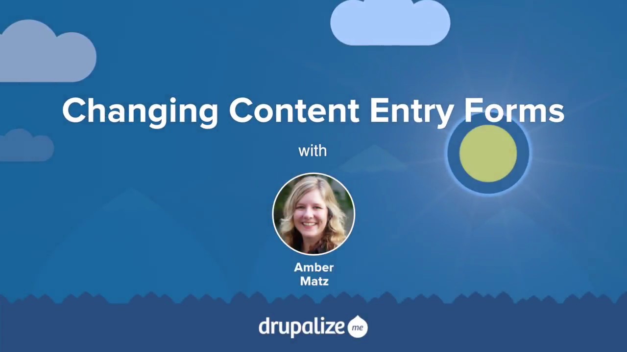 Drupal 8 User Guide: 6.9. Changing Content Entry Forms