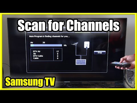 How to Scan for Channels on Samsung TV (Auto Program Air, Antenna & Cable)