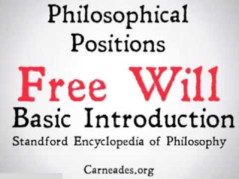 Free Will (4 Minute Philosophical Positions)