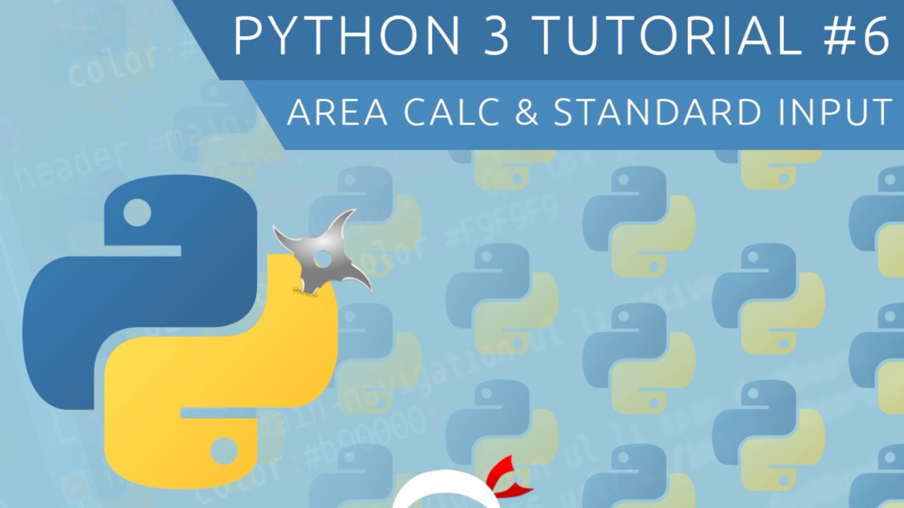 Python 3 Tutorial for Beginners #6 - Standard Input