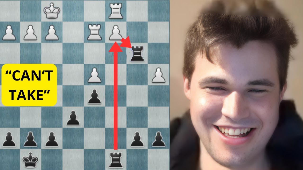 Magnus Carlsen: «Can’t Take Because Of The Pin»