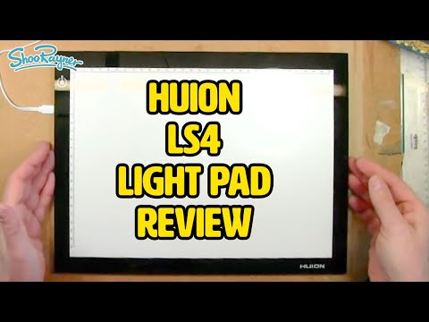 Huion L4S LED USB Light Pad Review | Shoo Rayner