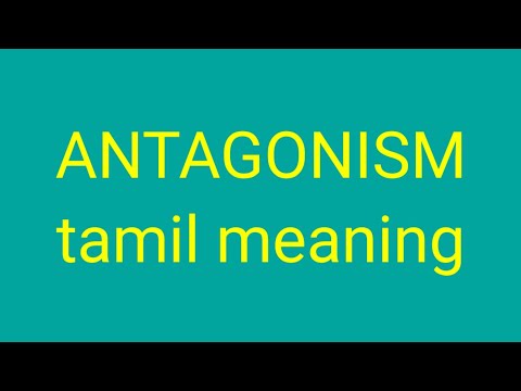 ANTAGONISM tamil meaning/sasikumar