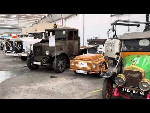 PS-Speicher, Rundgang durch das Depot LKW und Bus