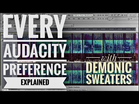 Every Audacity Preference Explained In Depth