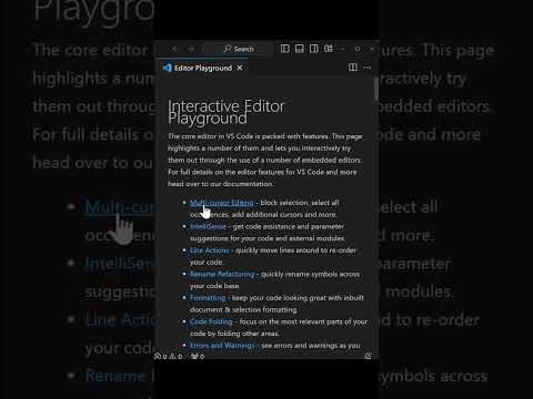 Editor Playground