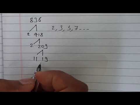 factor tree of 836 | prime factor tree |