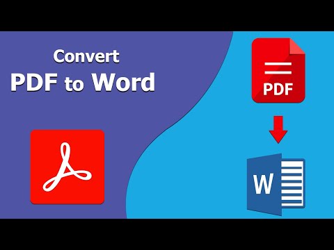 How to convert pdf to word without losing formatting in Adobe Acrobat Pro DC