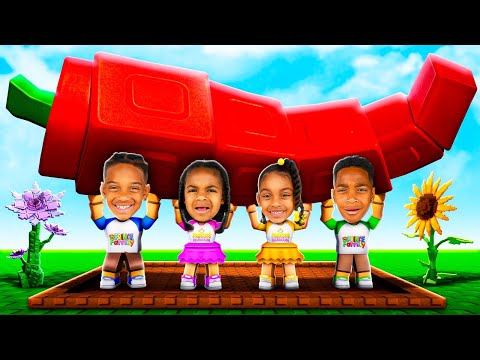 GROW A GARDEN ROBLOX WITH DJ, KYRIE, NOVA, & AYLA | The Princess Clubhouse