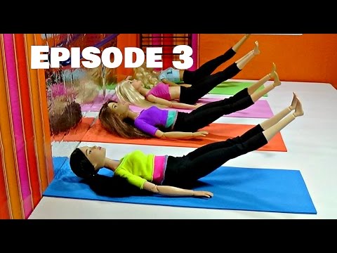Barbie at gym Episode 3 DIY For Dolls