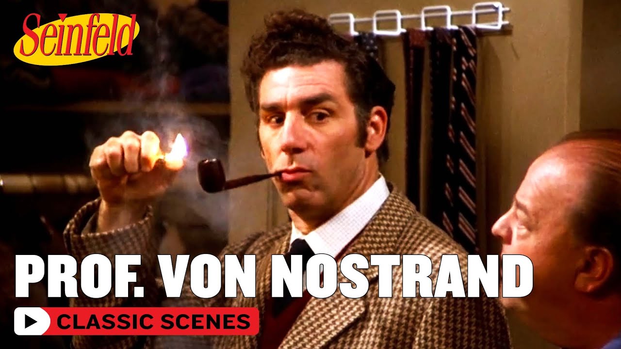 Kramer Invents Professor Von Nostrand | The Nose Job | Seinfeld