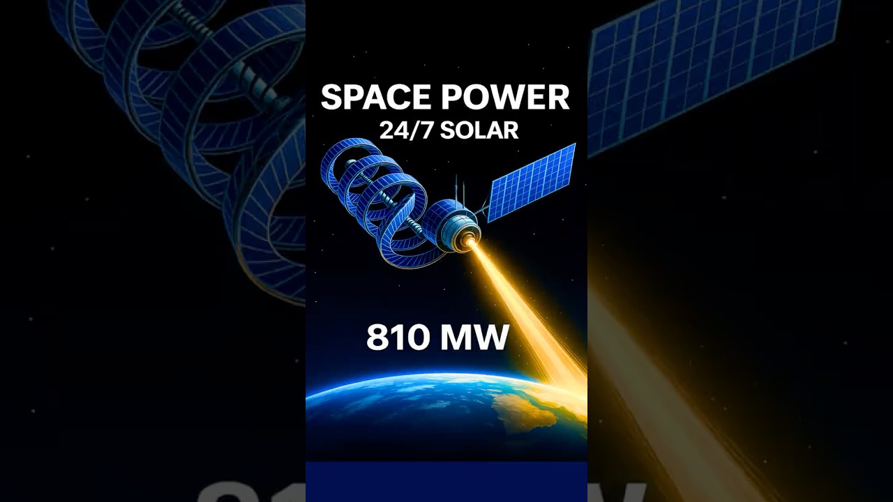 This $20B Space Solar Farm Beams 810MW Power to Earth 24/7