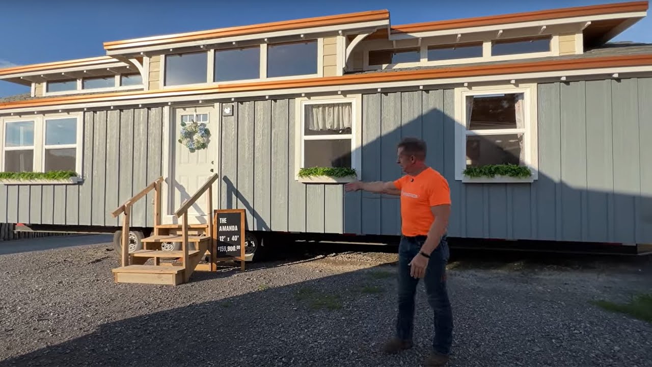 The Biggest Tiny Home on the Block! The Amanda 12x40 Tiny Home For Just $159,900