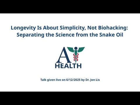 Longevity and Health Span Presented by Dr. Jon Lis of Active Health
