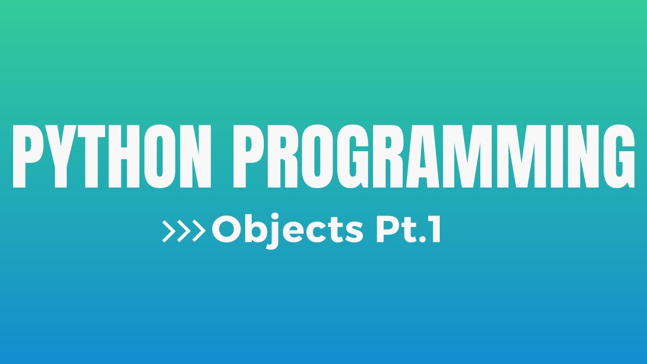 Python Programming | Objects Pt.1 (Class Variables vs Instance Variables)